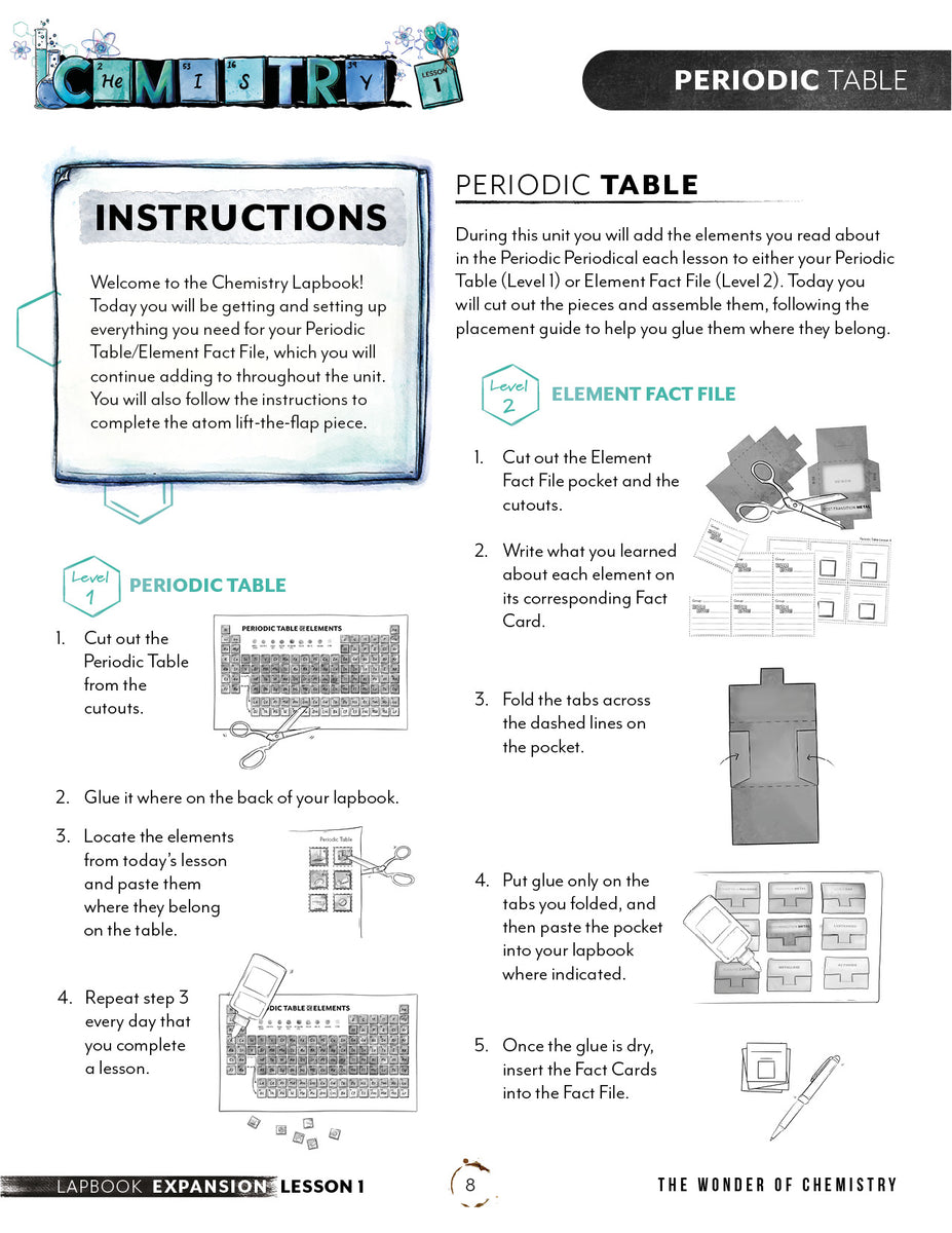 Chemistry Lapbook Digital Bundle – Gather 'Round Homeschool