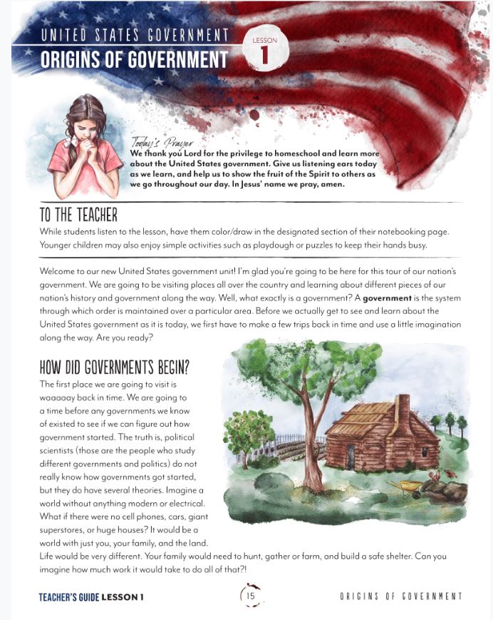 US Government Digital Bundles – Gather 'Round Homeschool