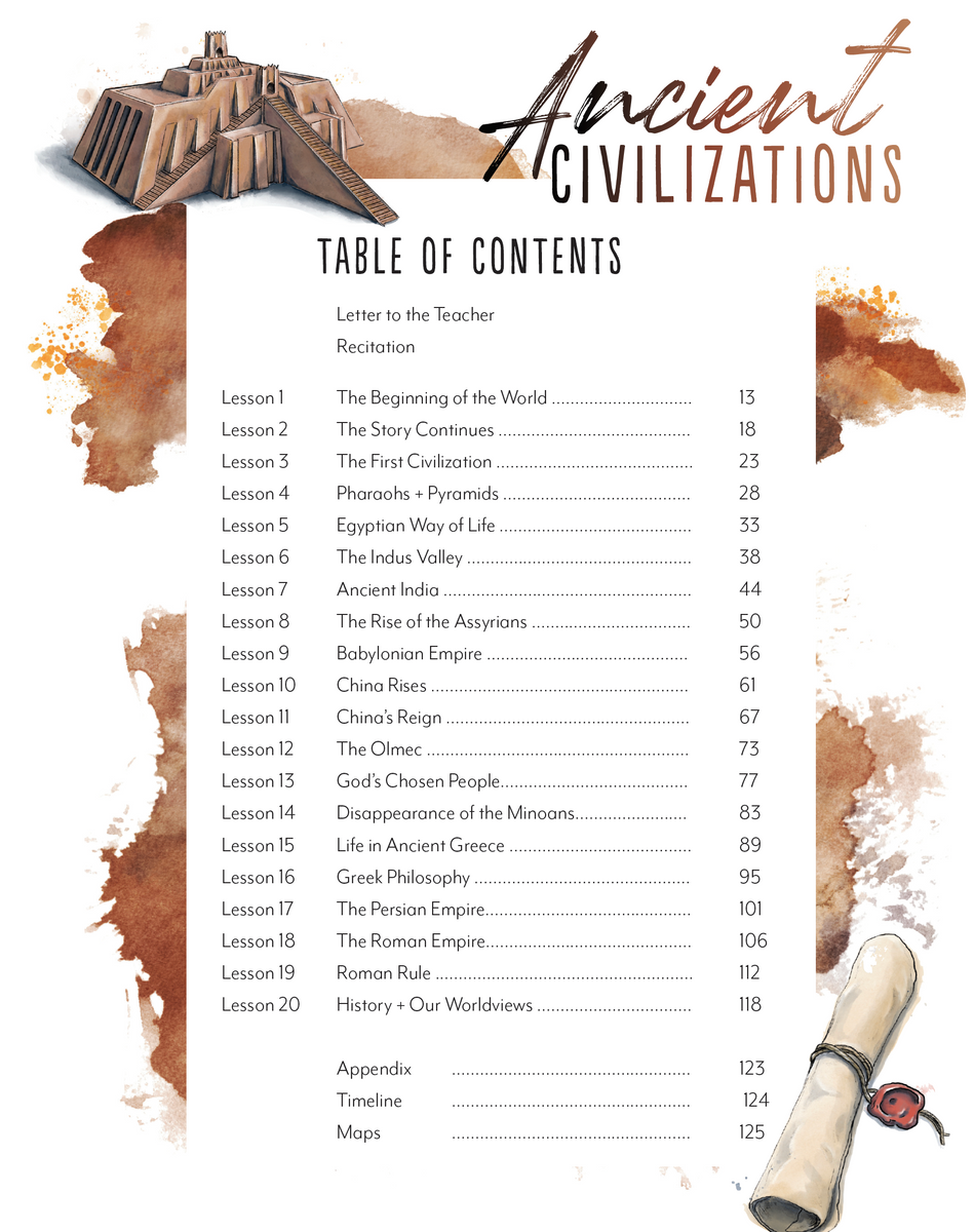 Ancient Civilizations Digital Bundles – Gather 'Round Homeschool