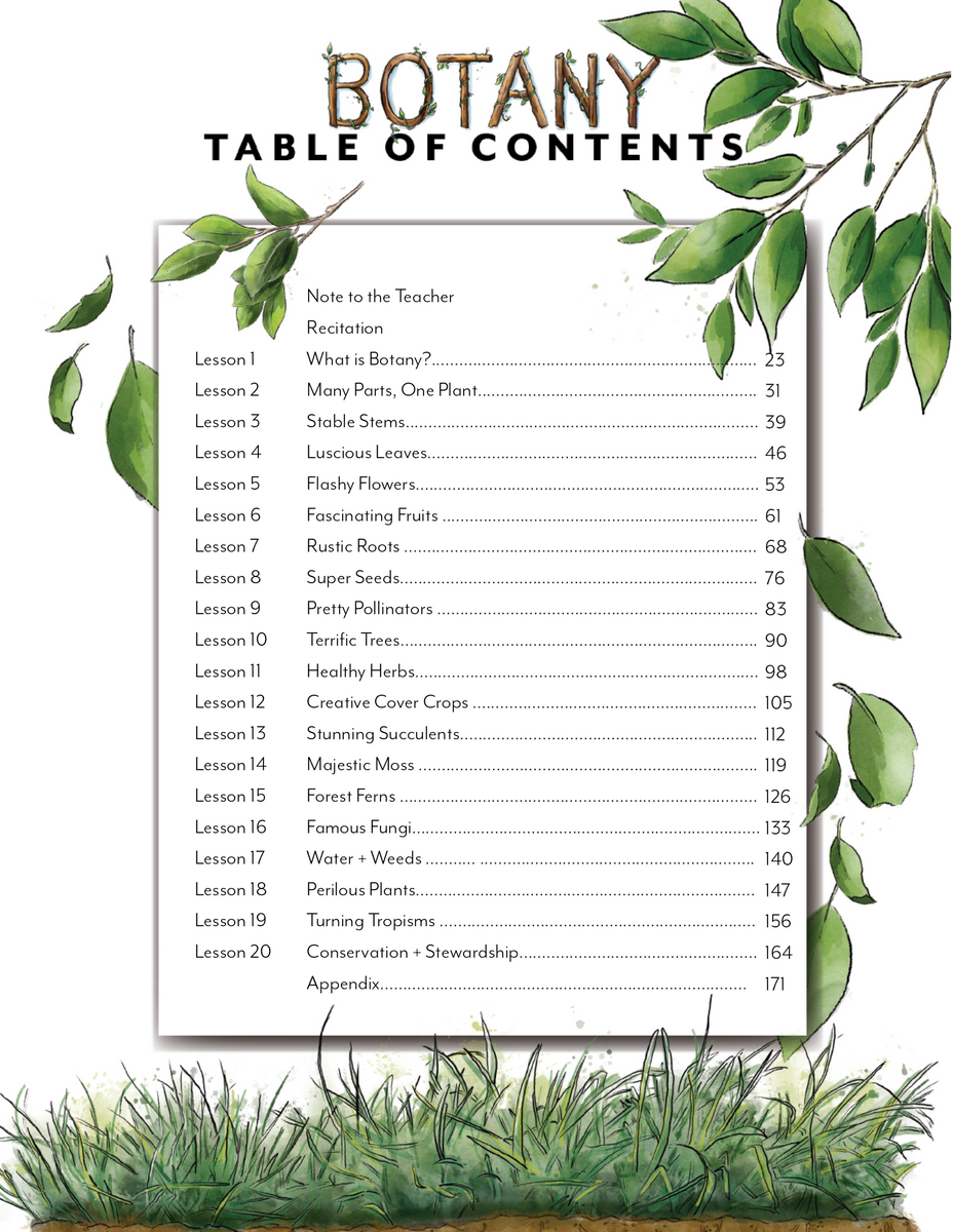 Botany Digital Bundles – Gather 'Round Homeschool