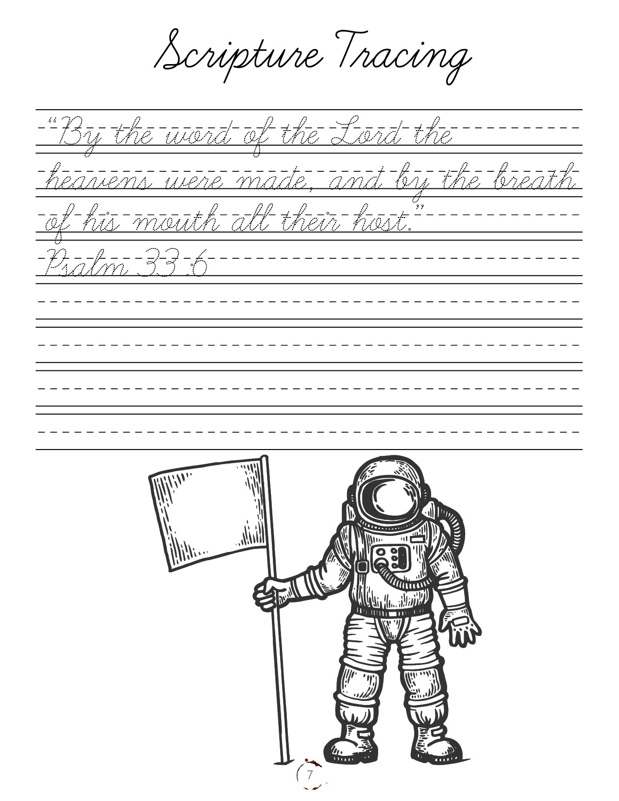 Space Cursive Writing Digital Book – Gather 'Round Homeschool