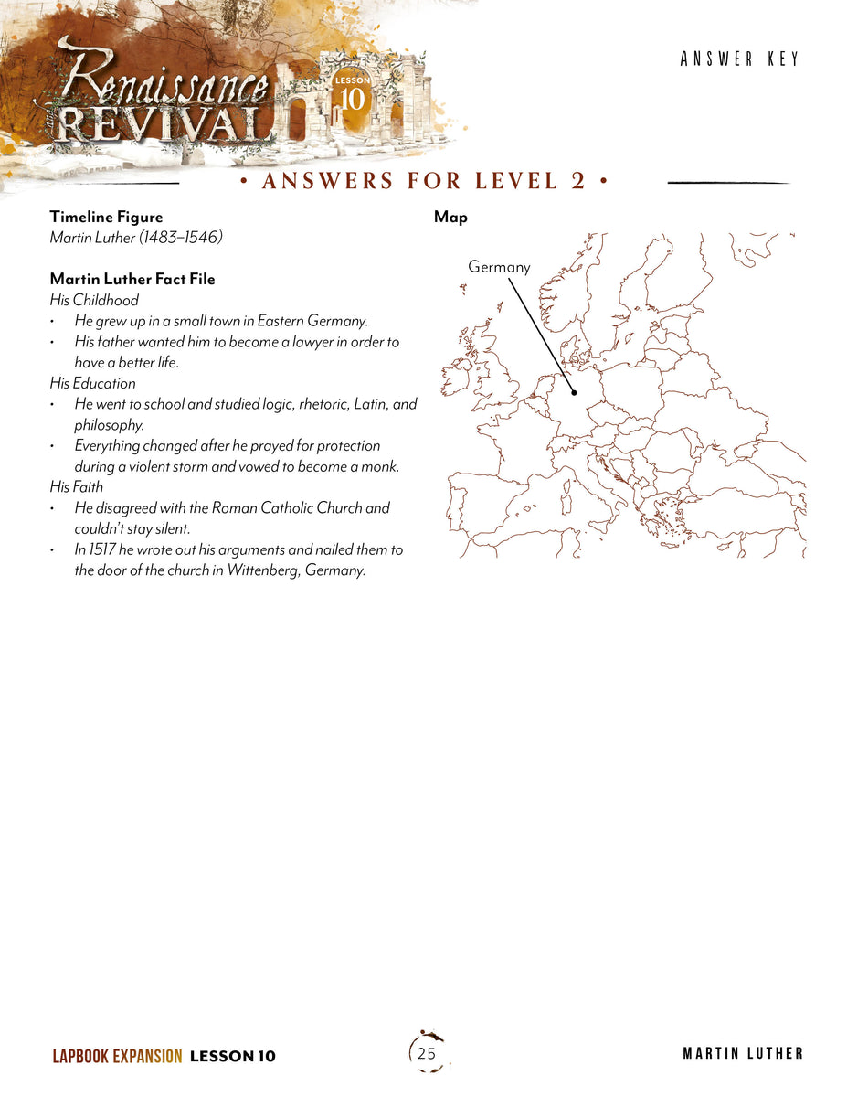 Renaissance and Revival Lapbook Digital Bundle – Gather 'Round Homeschool