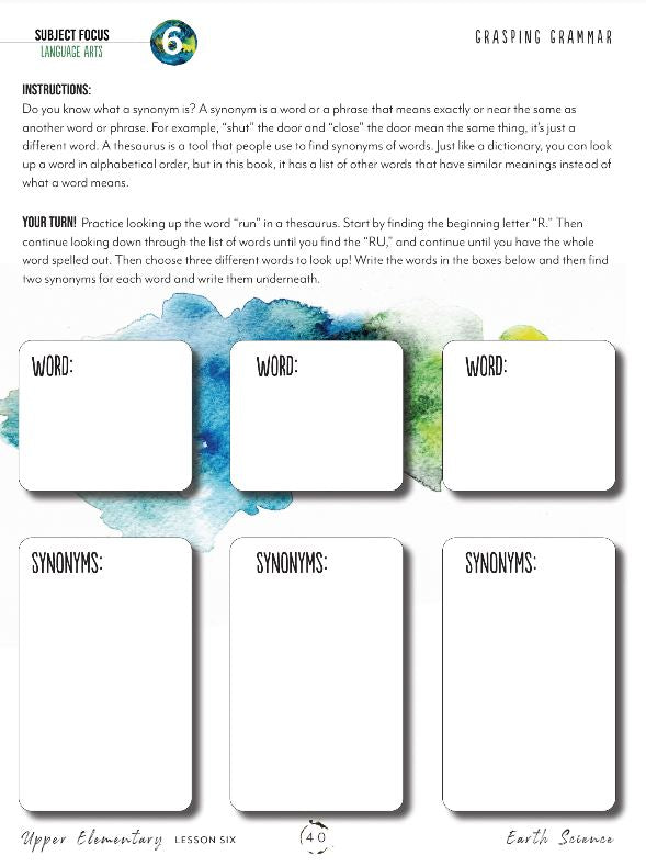 Earth Science Digital Bundles – Gather 'Round Homeschool