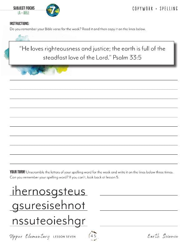 Earth Science Digital Bundles – Gather 'Round Homeschool