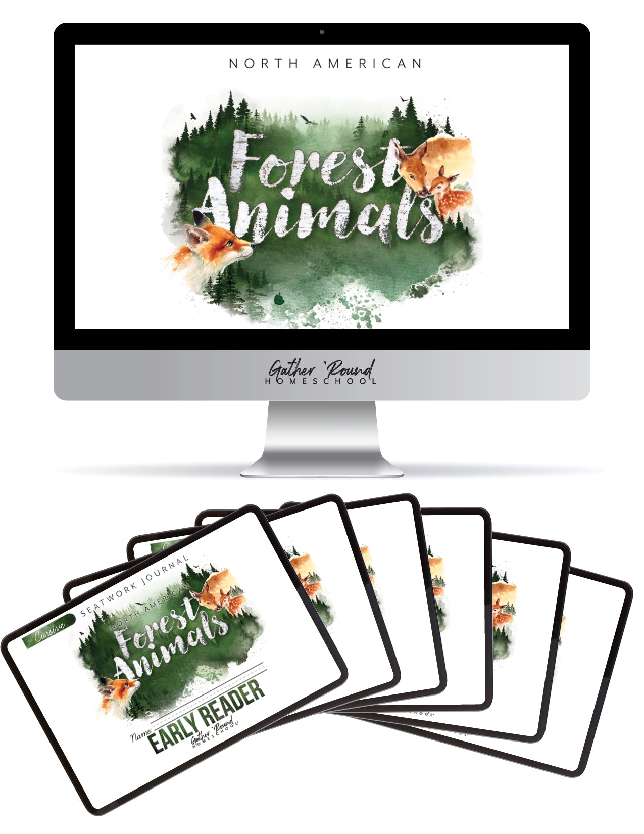 North American Forest Animals Digital Seatwork Books – Gather 'Round ...