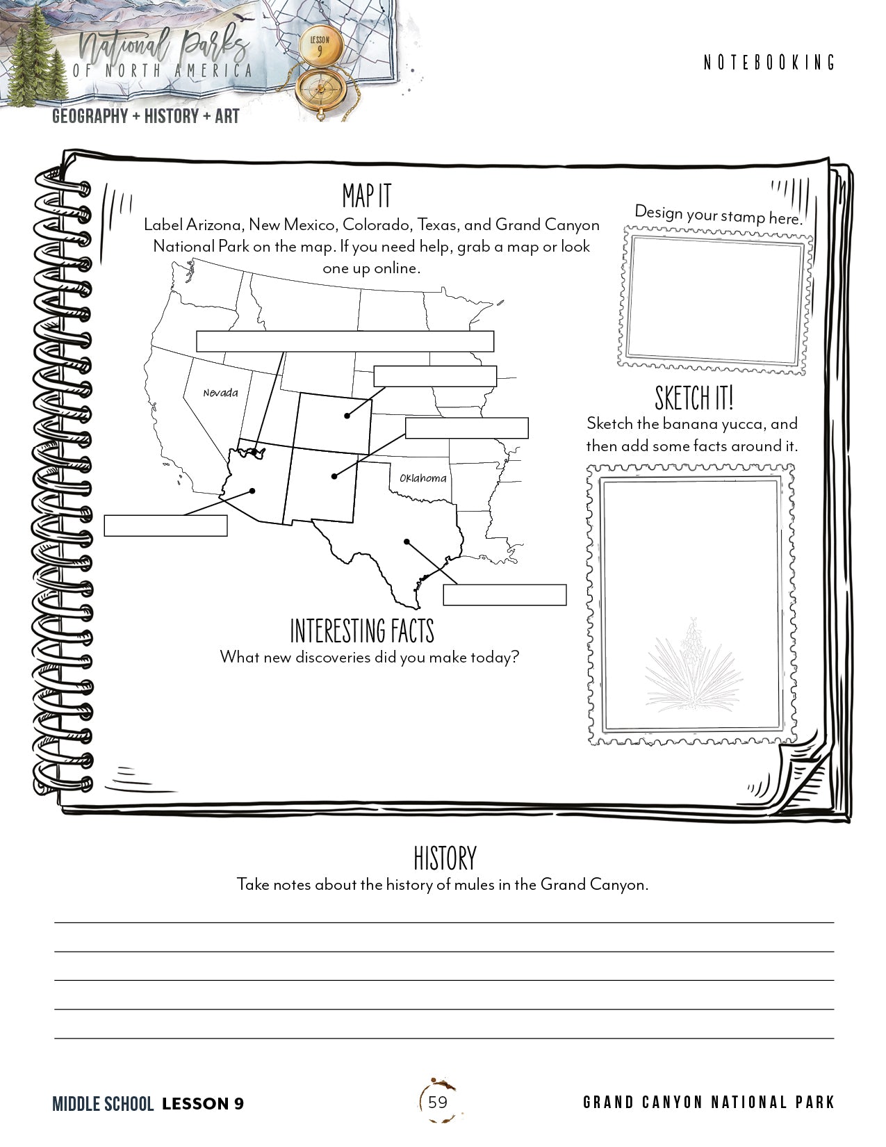 National Parks Digital Bundles – Gather 'Round Homeschool