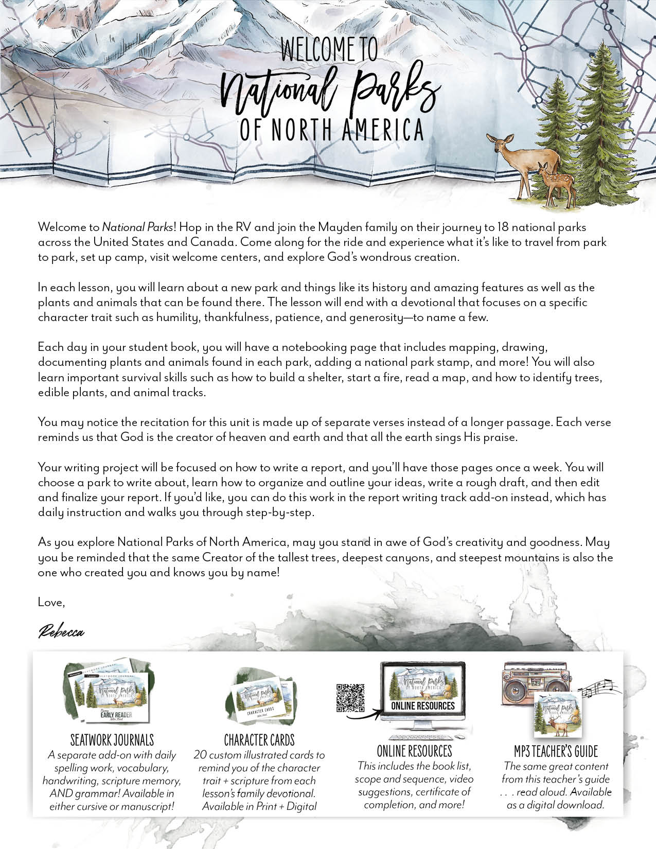 National Parks Digital Bundles – Gather 'Round Homeschool