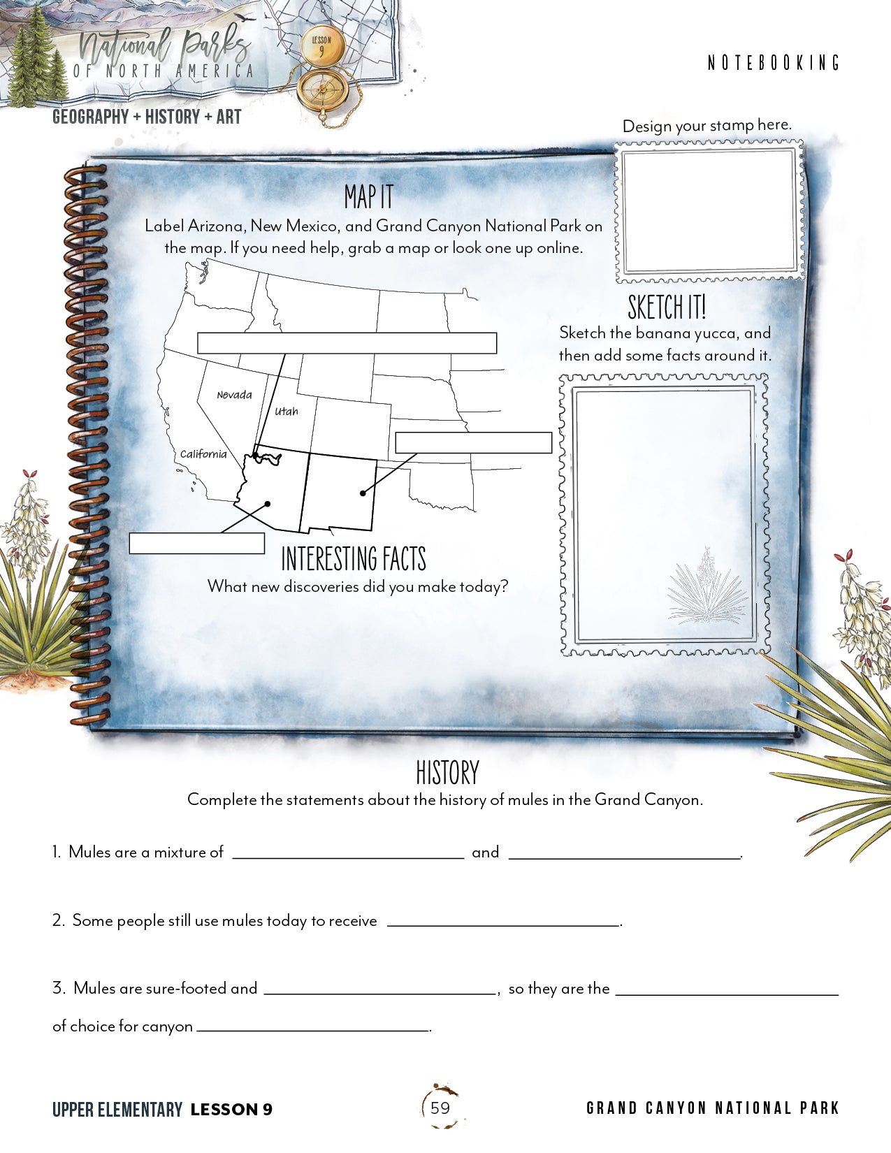 National Parks Digital Bundles – Gather 'Round Homeschool