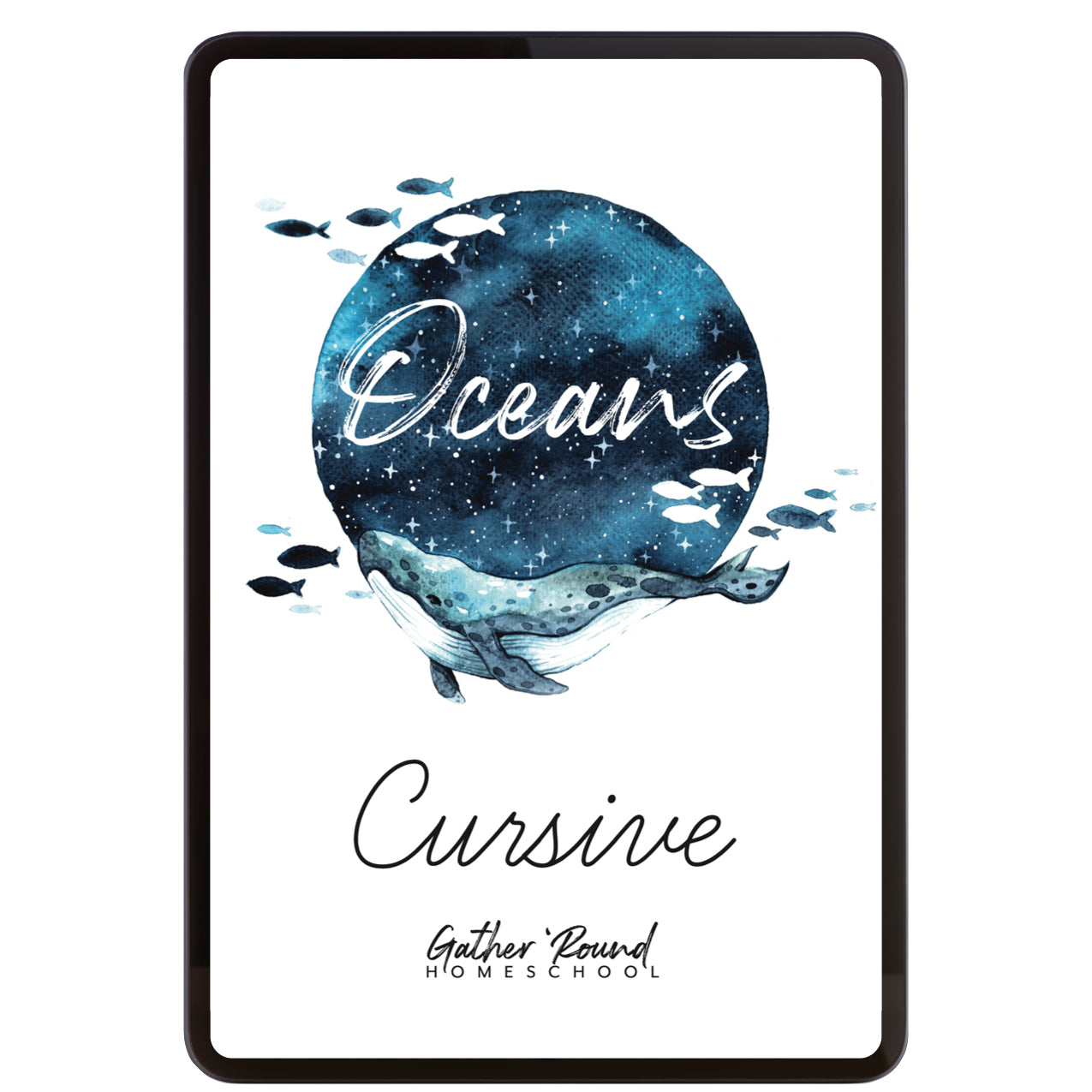 Oceans Cursive Writing Digital Book – Gather 'Round Homeschool