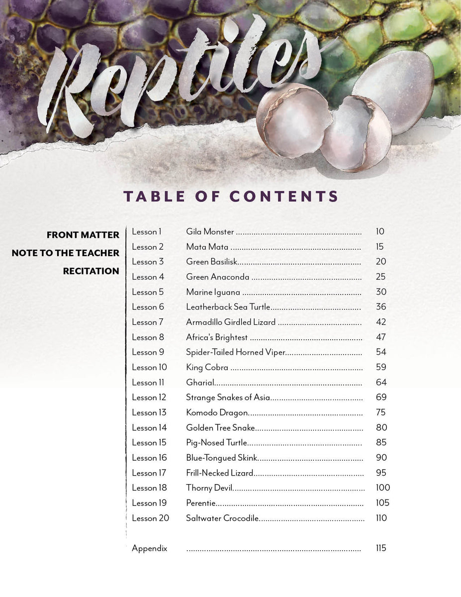 Digital Reptiles Unit Study for All Ages! – Gather 'Round Homeschool