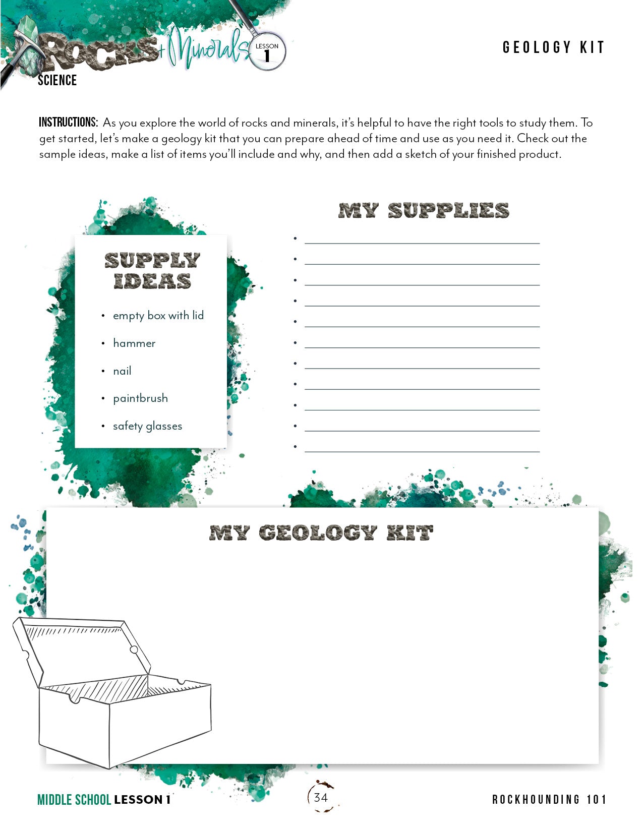 Rocks + Minerals Digital Bundles – Gather 'Round Homeschool