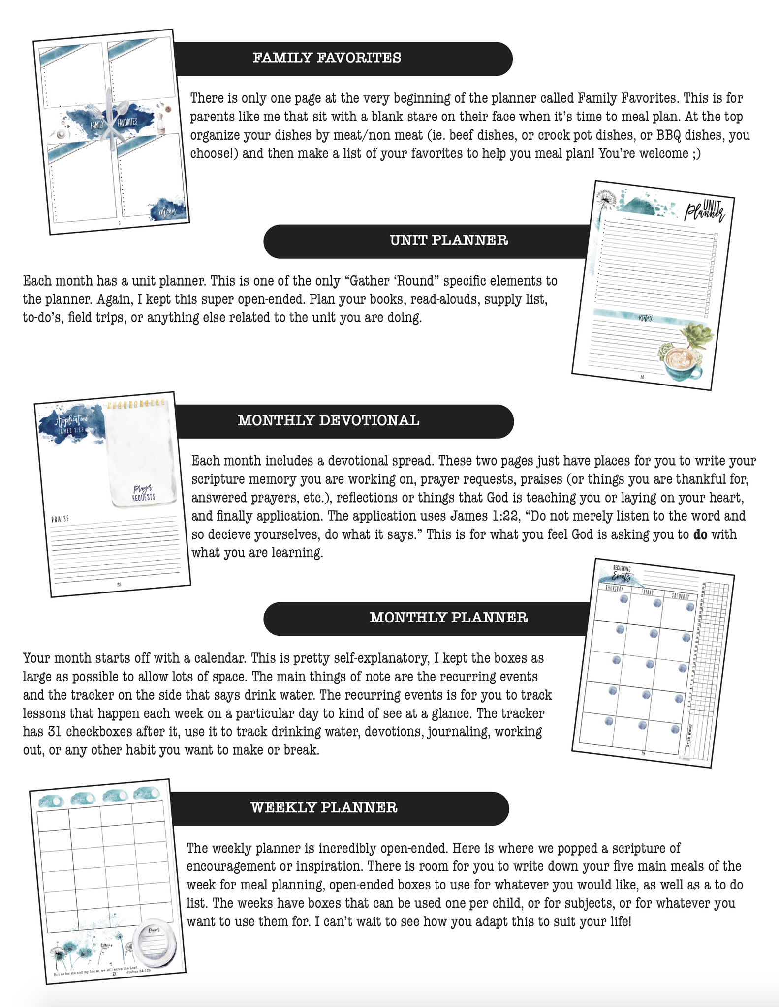 Gather 'Round Digital Planner – Gather 'Round Homeschool Canada