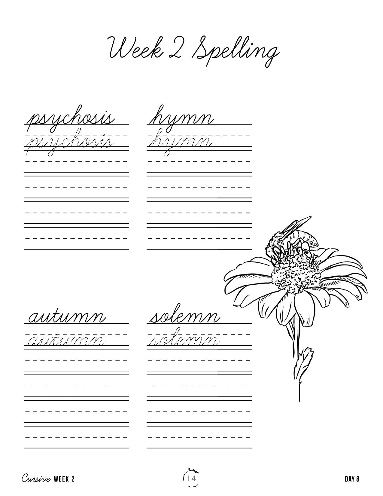 Farming + Food Cursive Writing Digital Notebook – Gather 'Round Homeschool