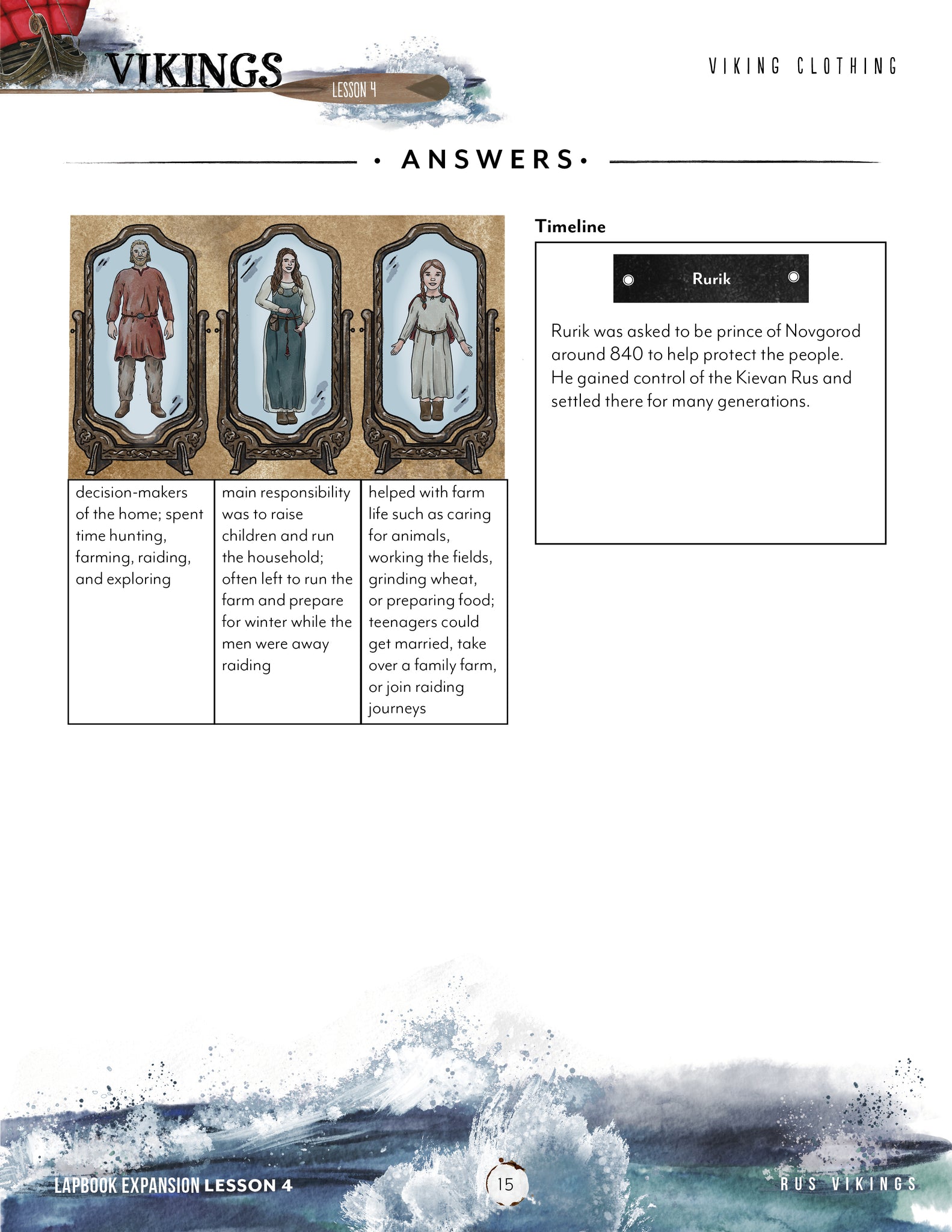 Vikings Digital Lapbook – Gather 'Round Homeschool