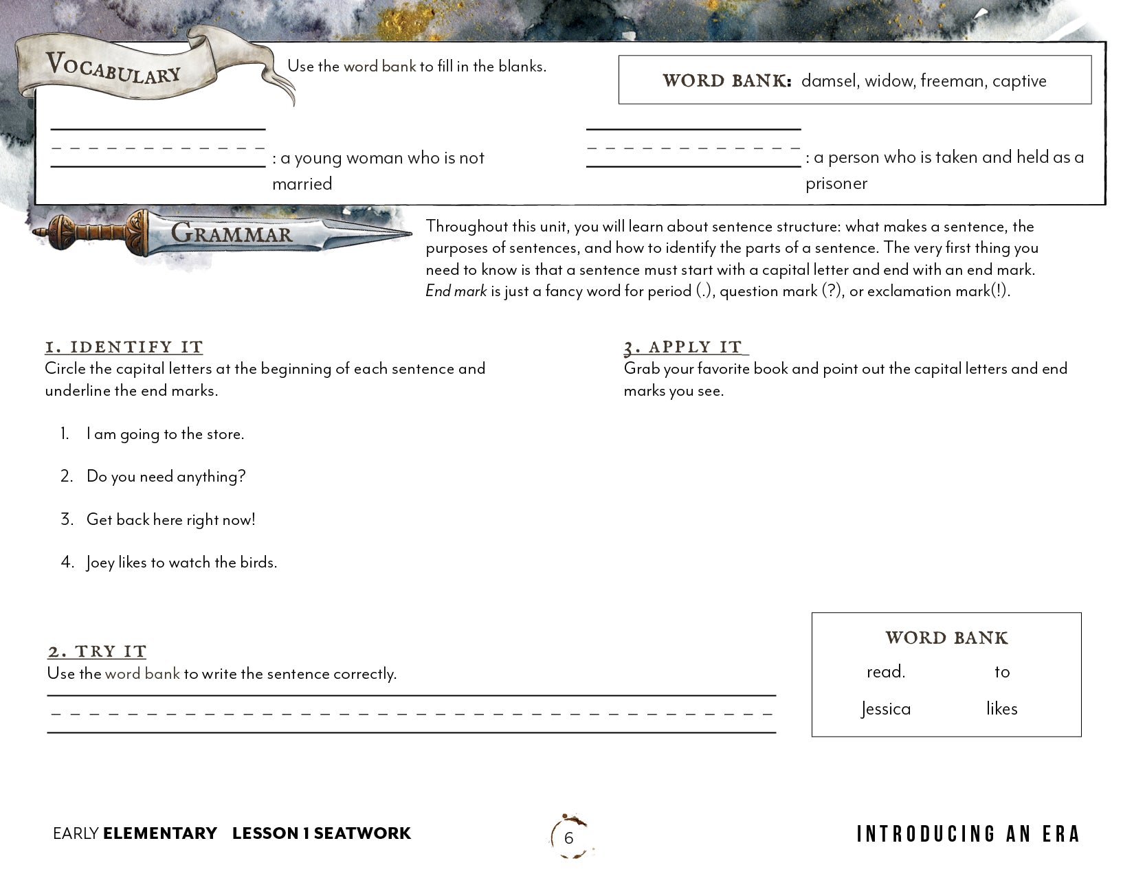 Middle Ages Digital Seatwork Books – Gather 'Round Homeschool