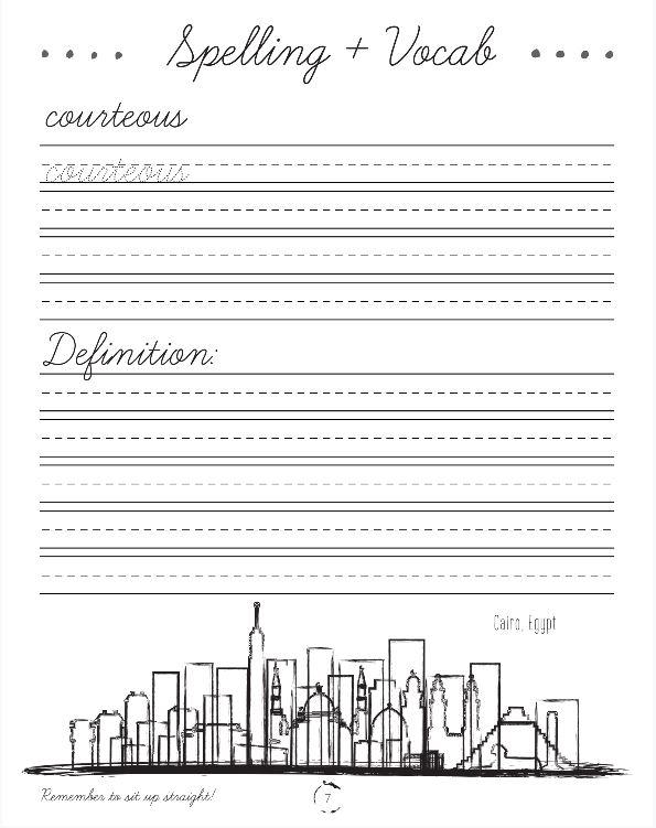 Africa Cursive Writing Digital Book – Gather 'Round Homeschool