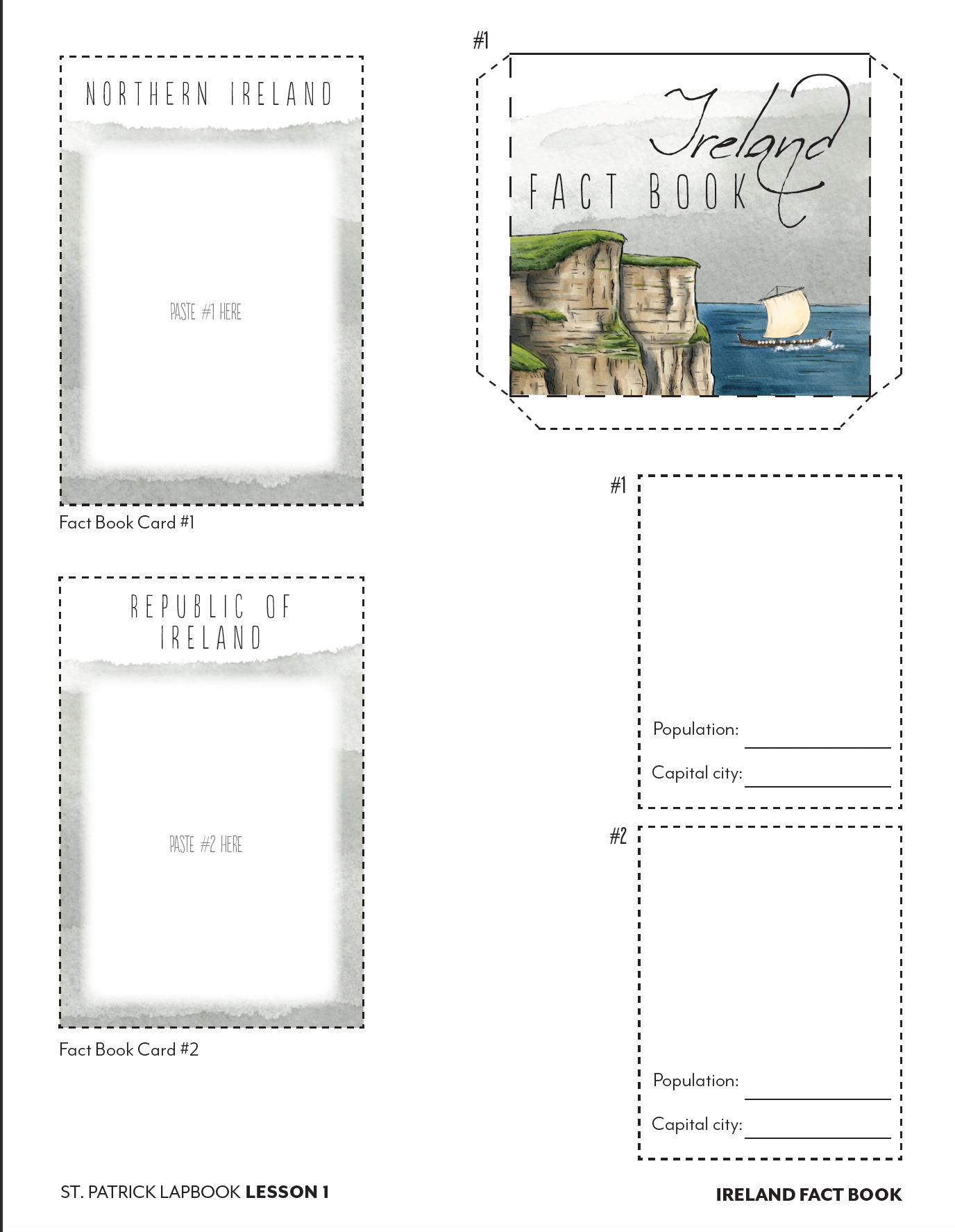 St. Patrick's Day Digital Extra Lapbook Cutouts – Gather 'Round Homeschool