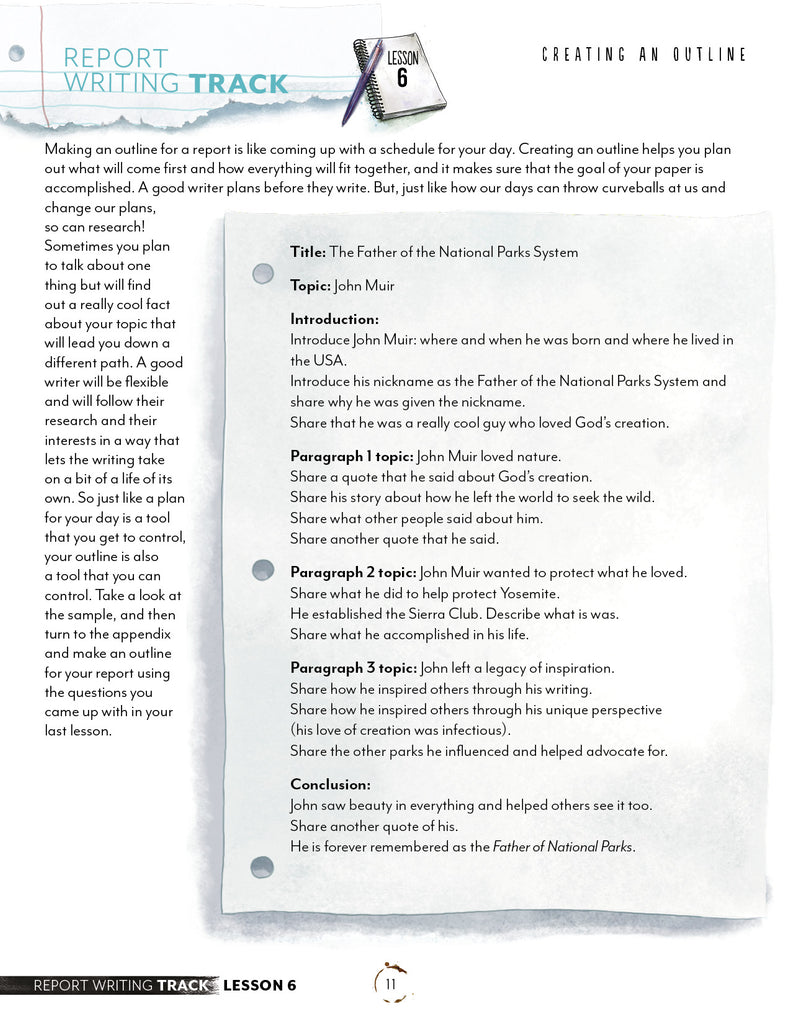 Report Printed Writing Track – Gather 'Round Homeschool Canada