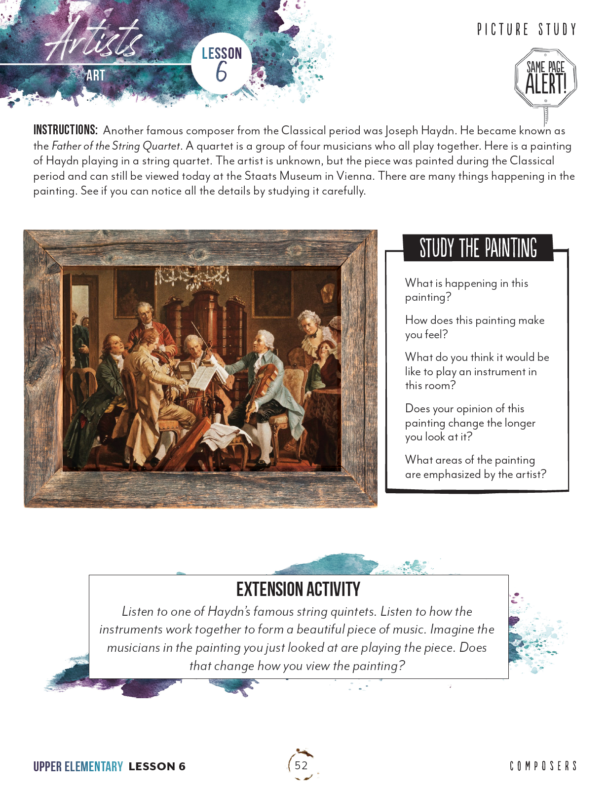 Artists Digital Bundles – Gather 'Round Homeschool