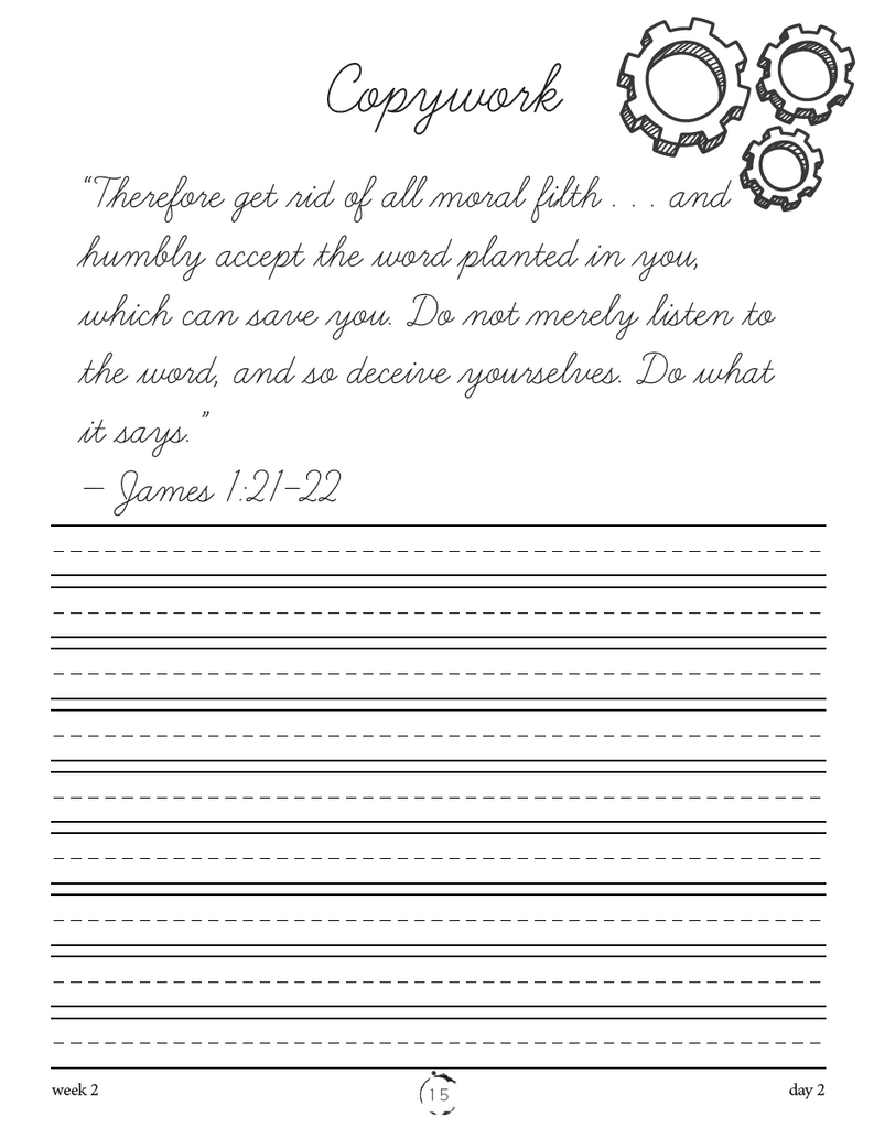 Inventions and Ideas Cursive Writing Digital Book – Gather 'Round ...