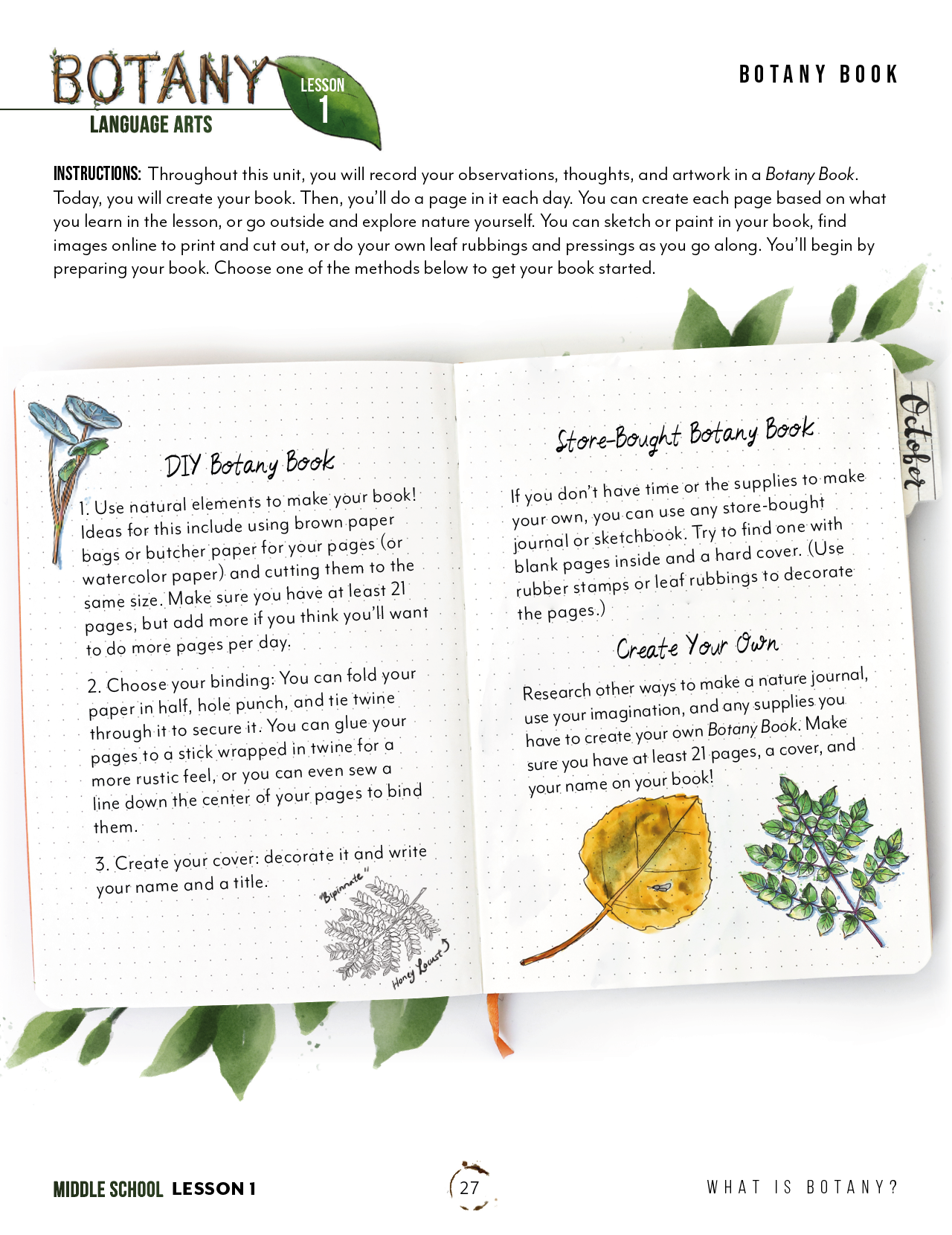 Botany Digital Bundles – Gather 'Round Homeschool