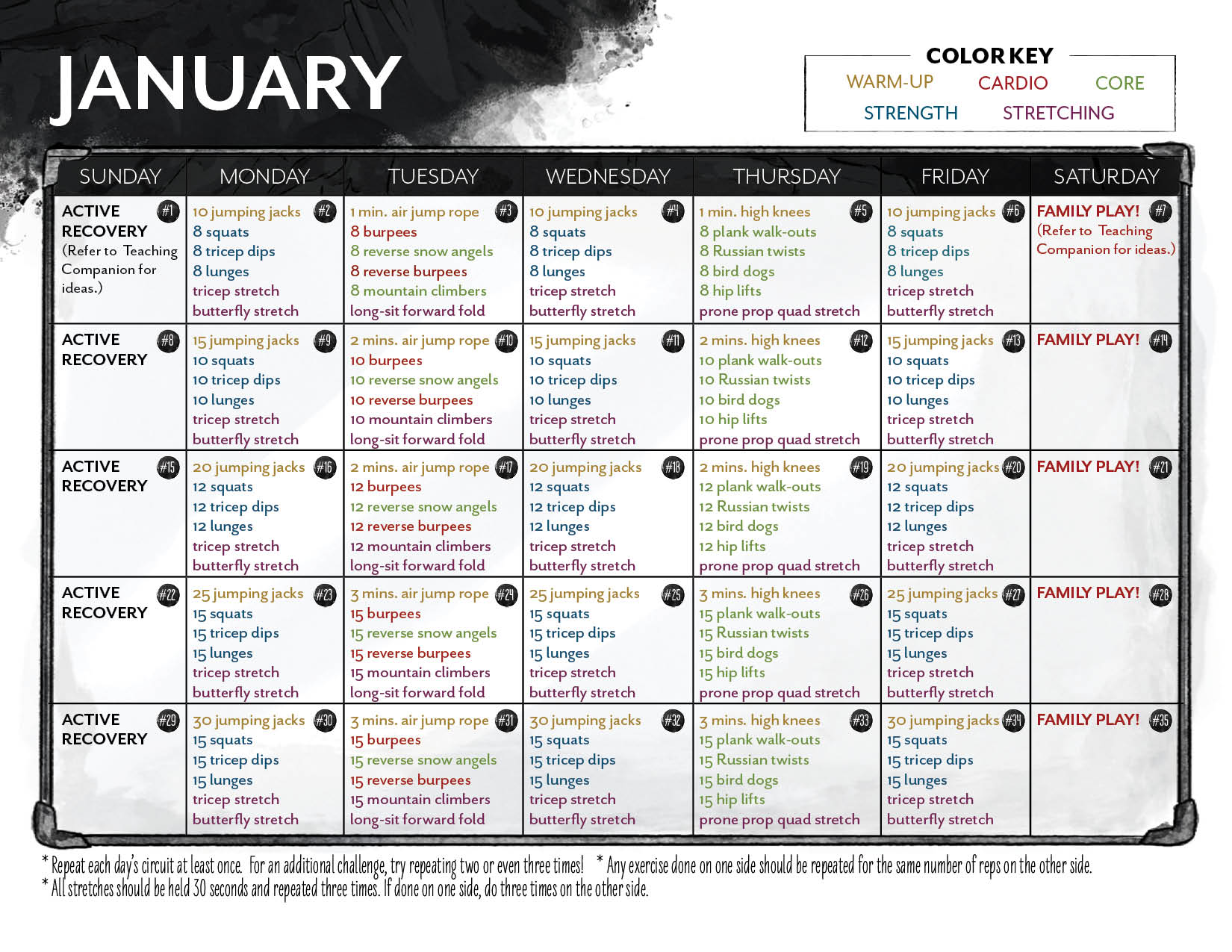 Full-Year Family Fitness Plan (DIGITAL)#N#– Gather 'Round Homeschool Canada