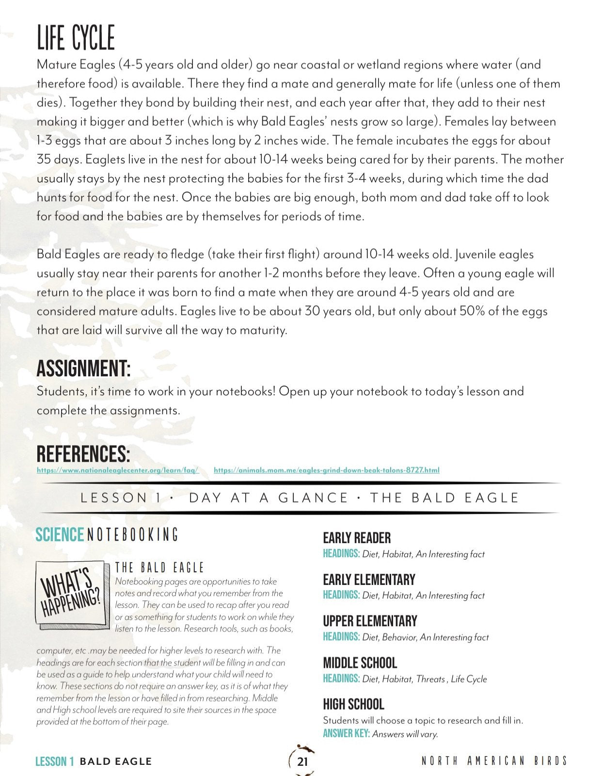 North American Birds Part 1 Digital Bundles – Gather 'Round Homeschool