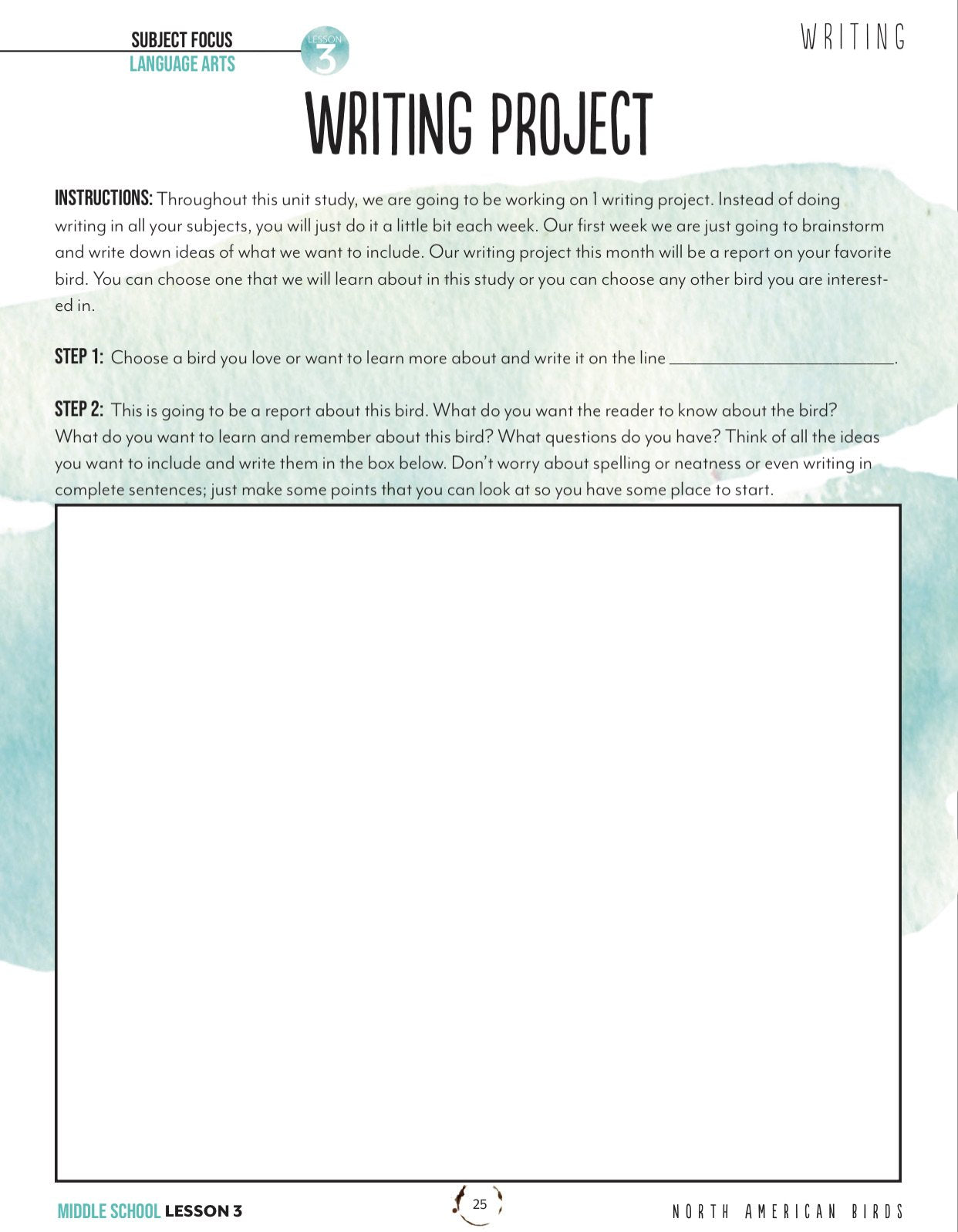 North American Birds Digital Bundles – Gather 'Round Homeschool Canada